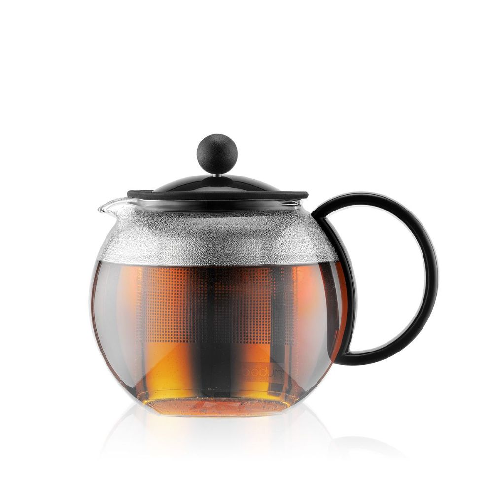 Bodum Assam Tea Press with Stainless Steel Filter 500ml (Black ...